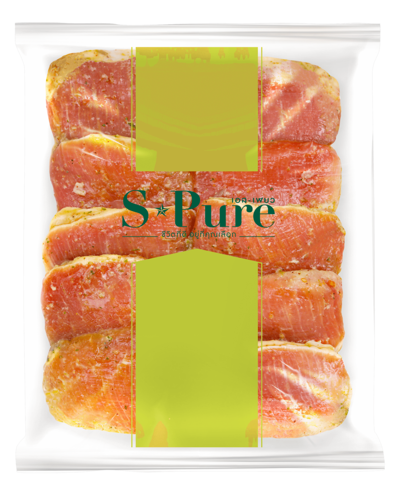 S-Pure Pork Loin Steak with Garlic and Pepper | Betagro Food